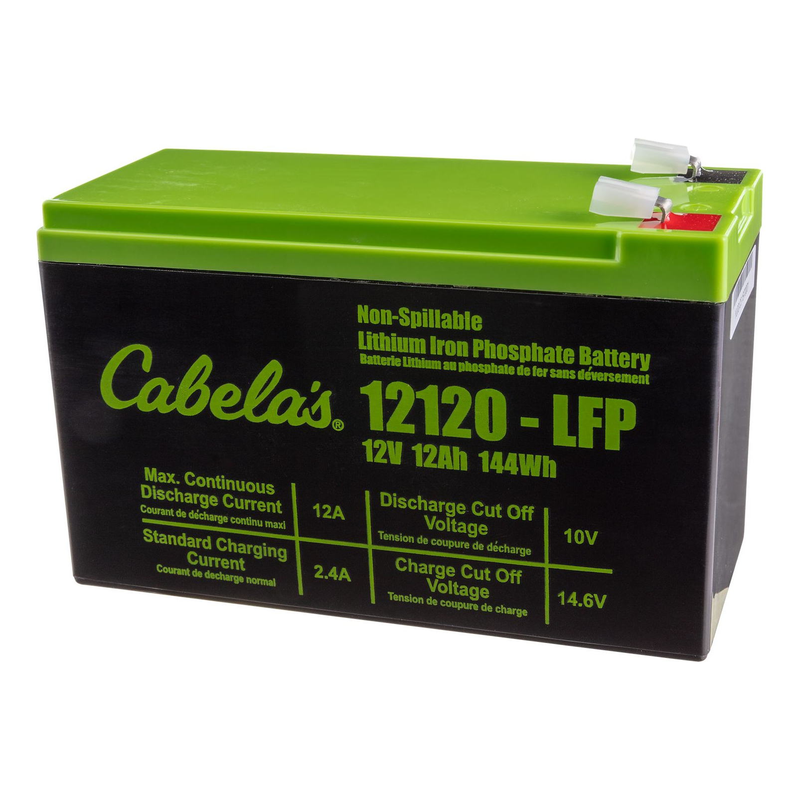 Cabela's Non-Spillable Lithium Iron Phosphate Battery | BoondockGear.com